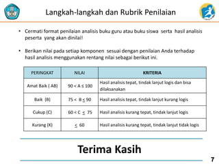 2.4 analisis buku guru dan siswa mapel rev | PPT
