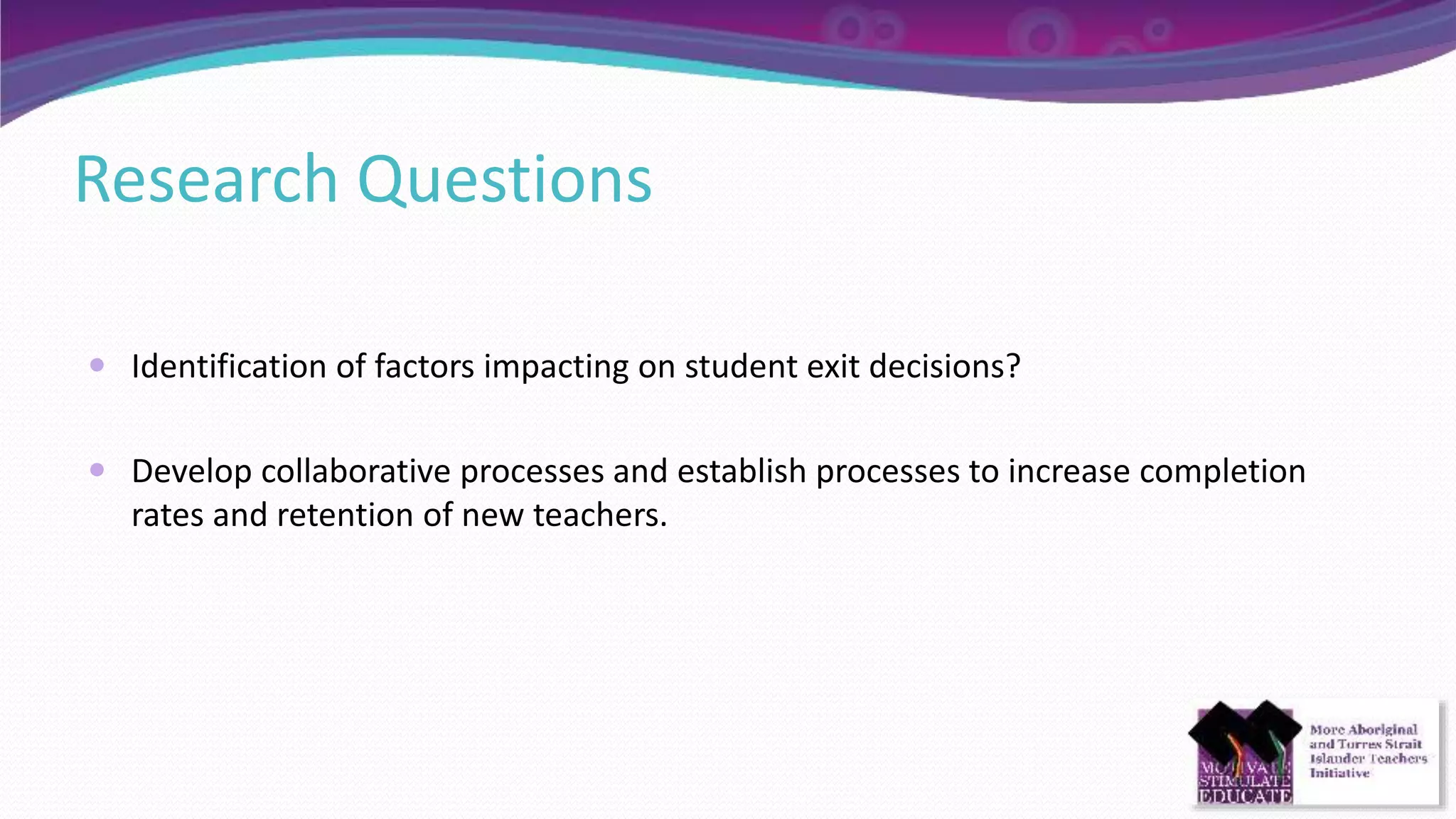 Exit Decisions of Teacher Education Students | PPT