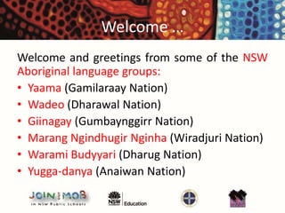 NSW Aboriginal School Leadership Project | PPTX
