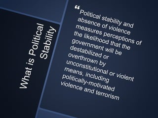 2. Political Stability | PPTX