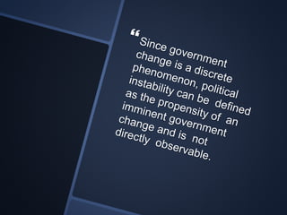 2. Political Stability | PPTX