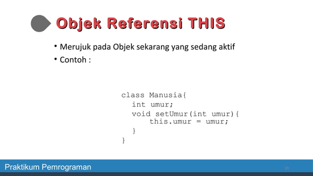 2. konsep Pemrograman Berorientasi Obyek | PPT