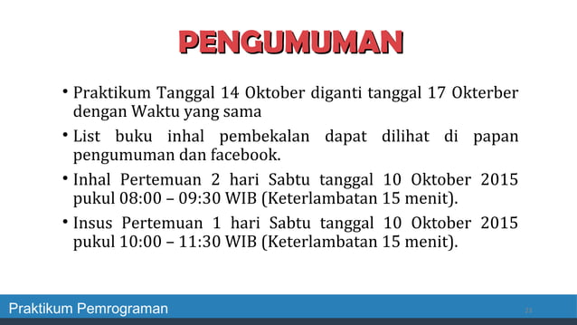 2. konsep Pemrograman Berorientasi Obyek | PPT
