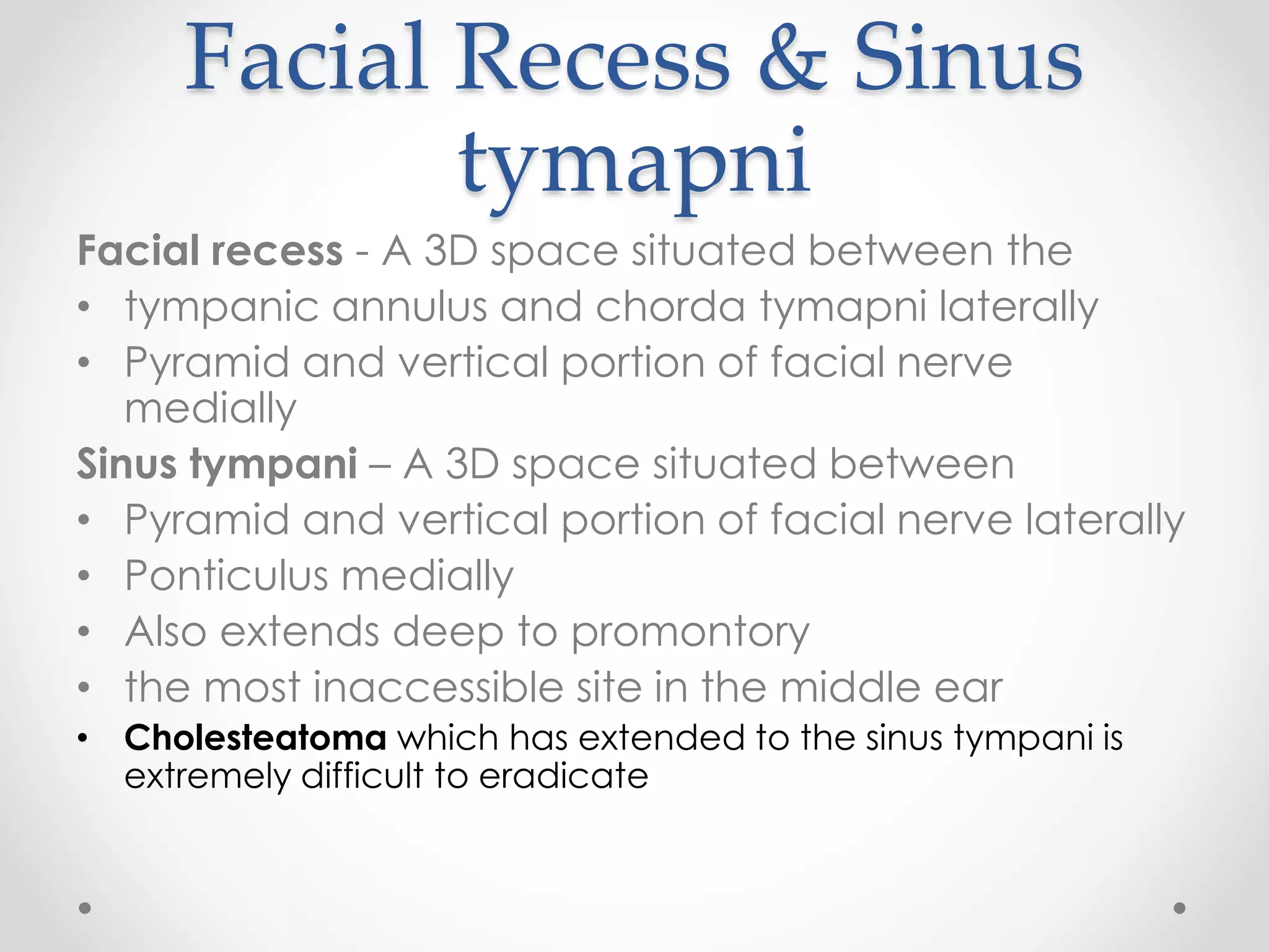 Anatomy of middle ear | PPTX