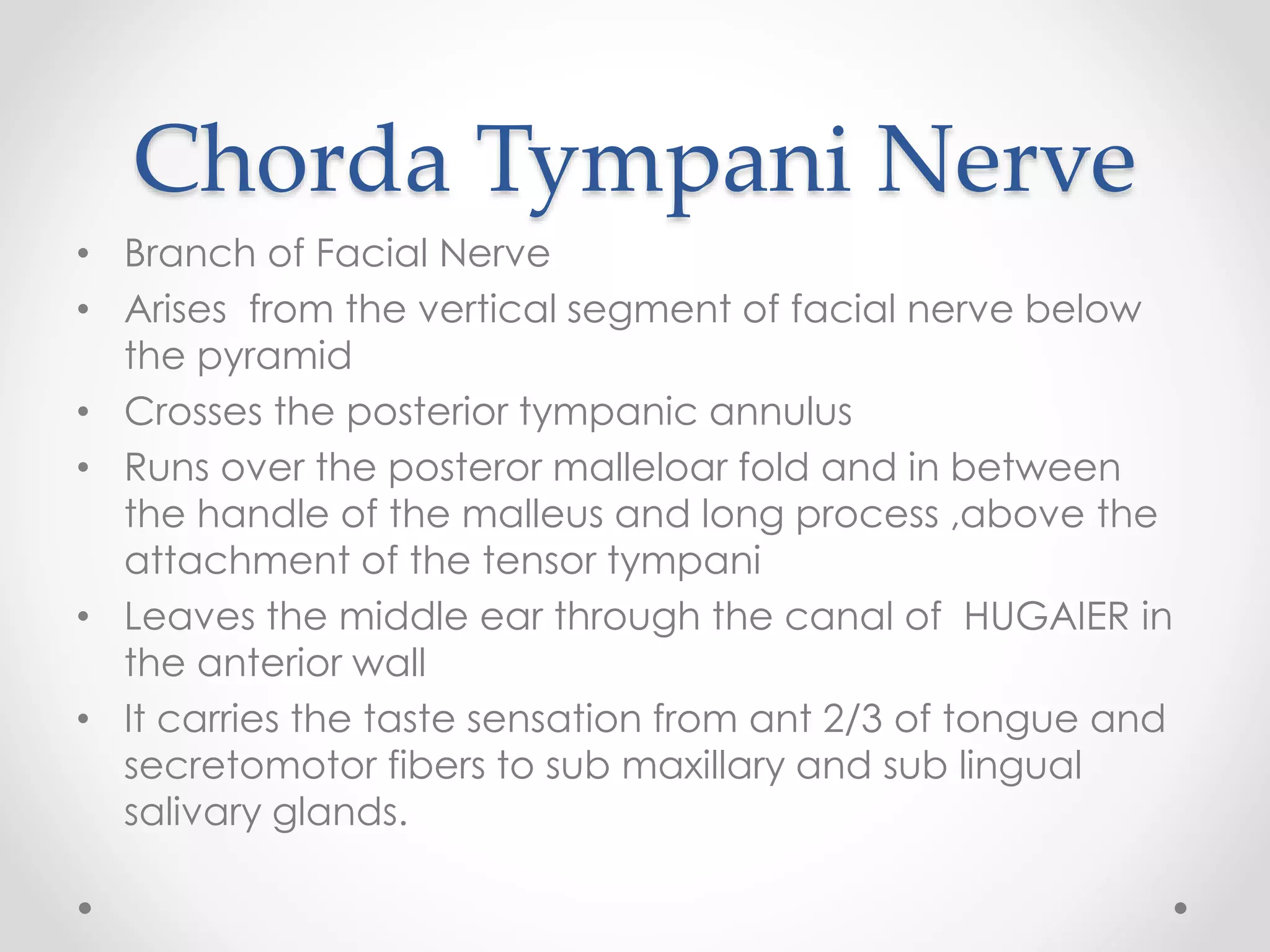 Anatomy of middle ear | PPTX