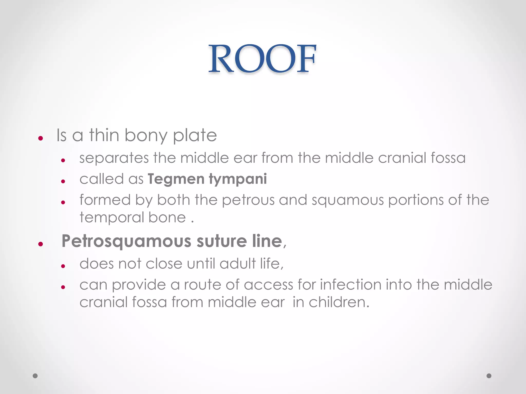 Anatomy of middle ear | PPTX