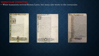 Vernacular Renaissance