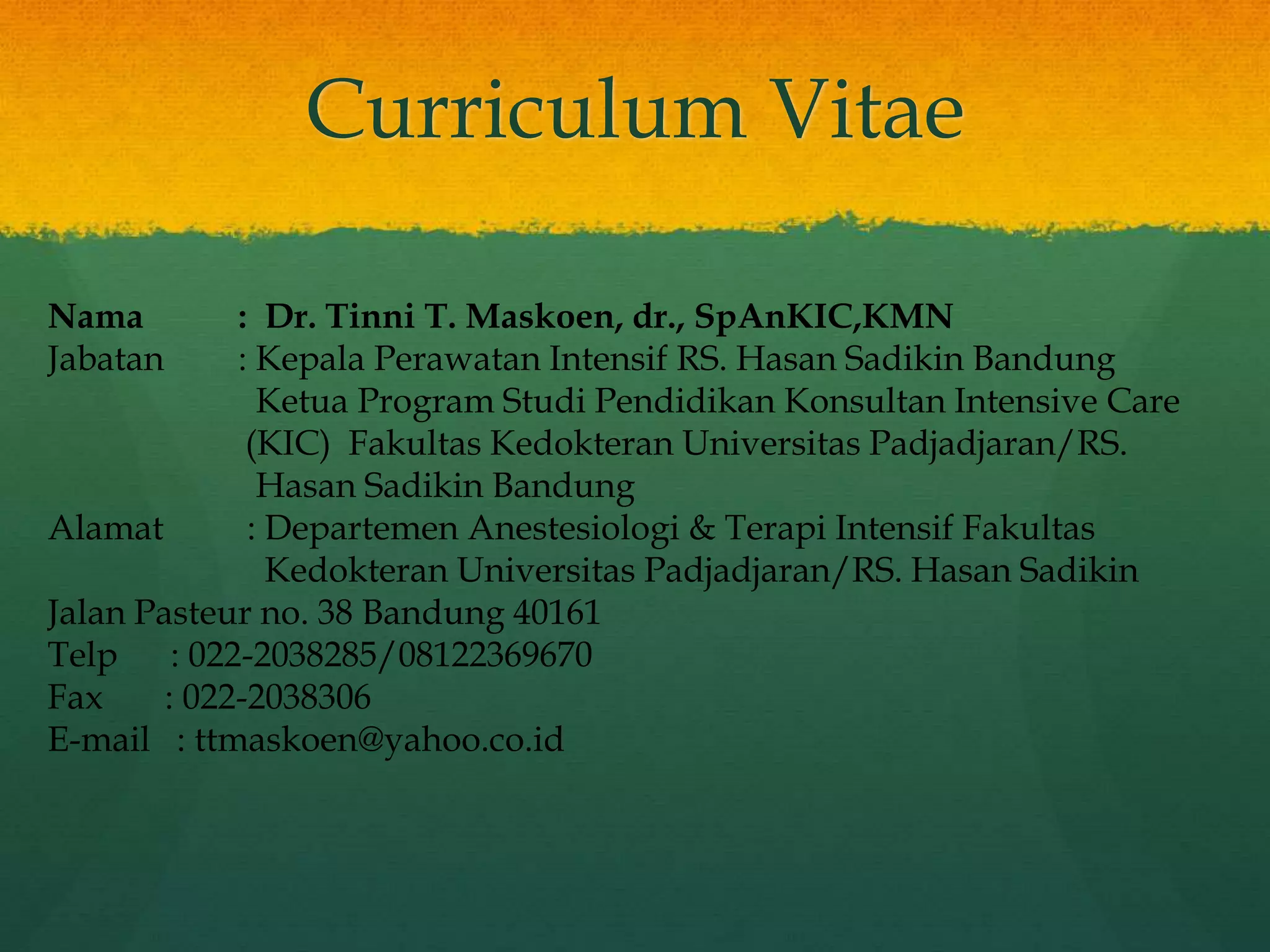 dr. Tinni - Anelgesic NSAID in WFSA Ladder | PPT