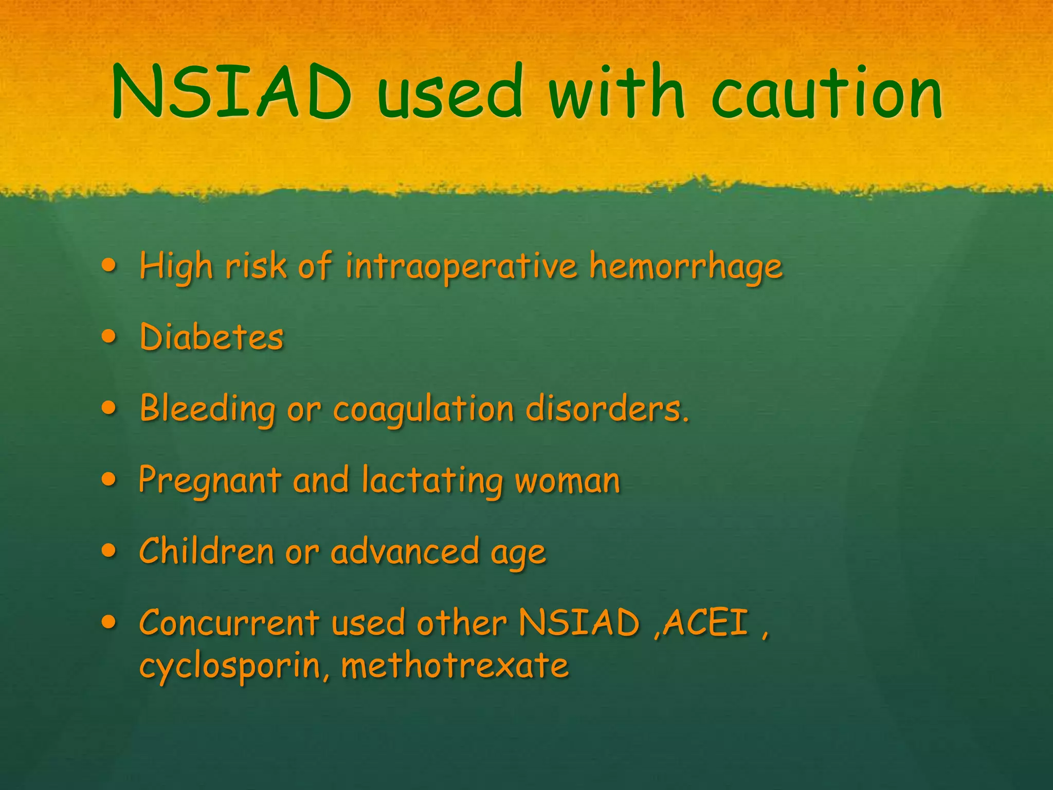dr. Tinni - Anelgesic NSAID in WFSA Ladder | PPT