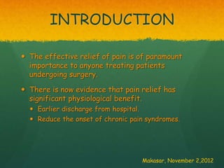 dr. Tinni - Anelgesic NSAID in WFSA Ladder | PPT