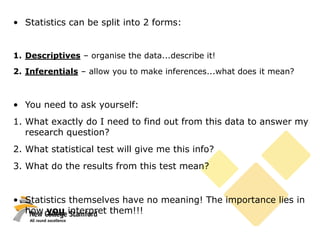 2. basic statistics | PPTX