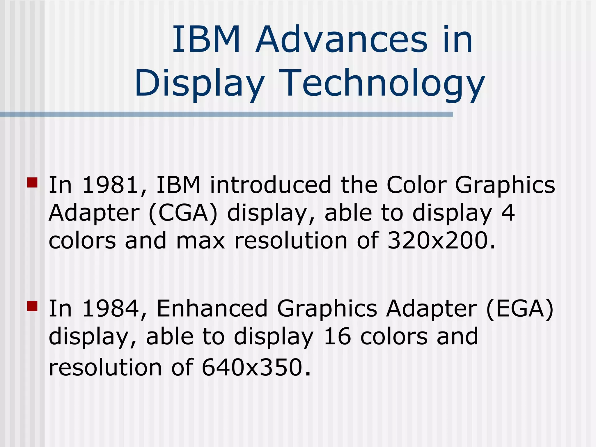 monitors,vga and svga | PPT | Free Download