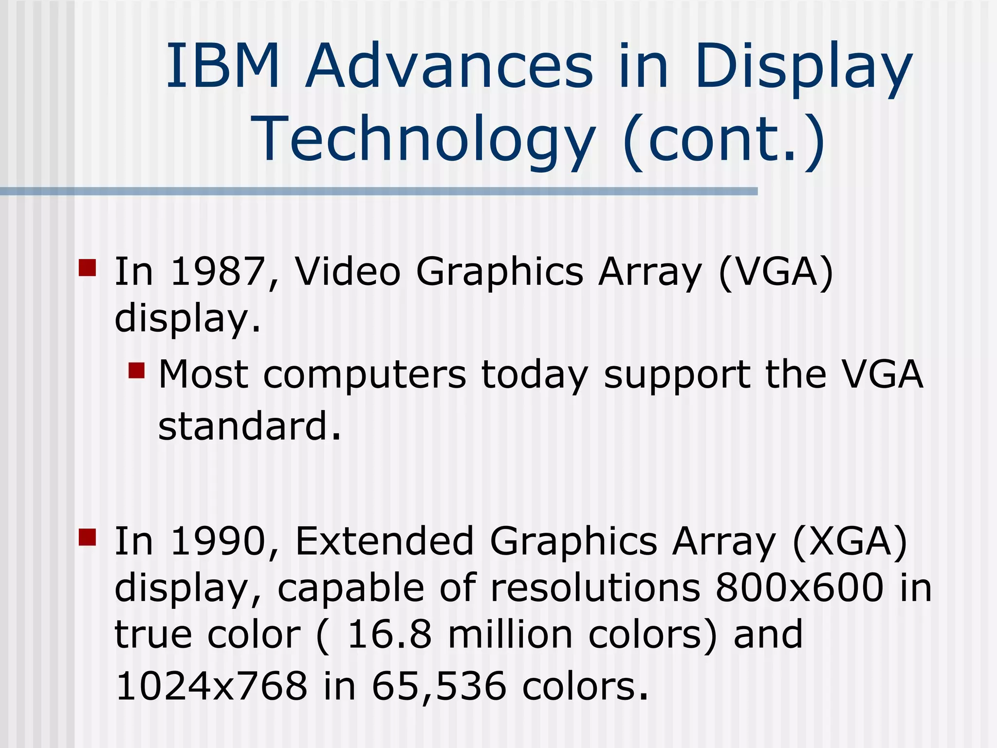 monitors,vga and svga | PPT | Free Download