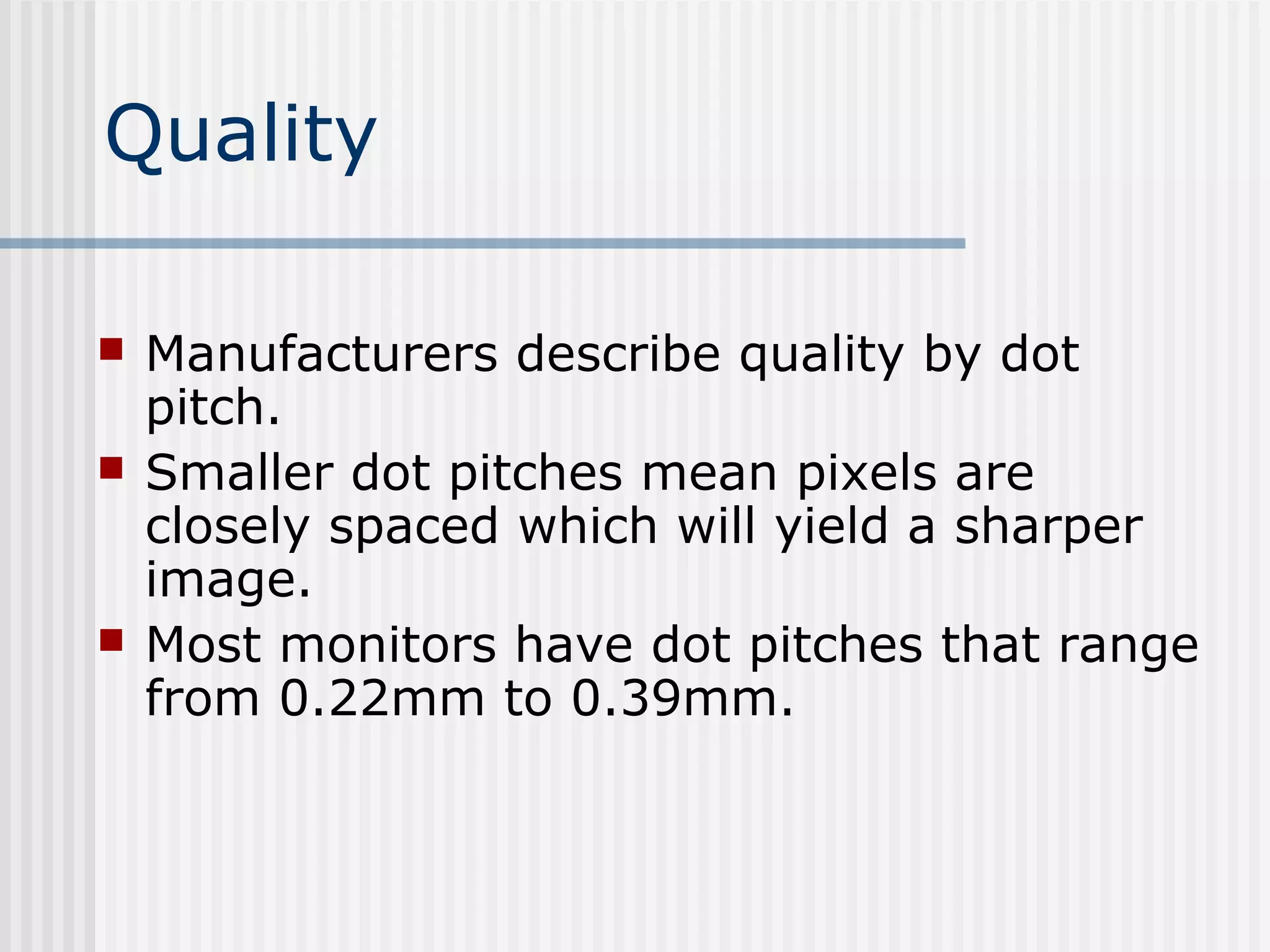 monitors,vga and svga | PPT | Free Download