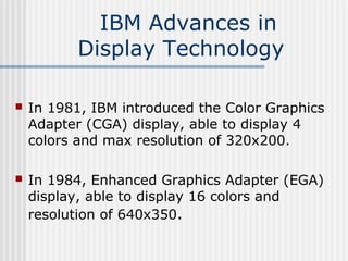 monitors,vga and svga | PPT