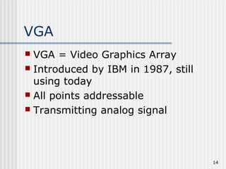 monitors,vga and svga | PPT