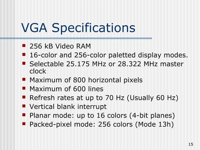 monitors,vga and svga | PPT