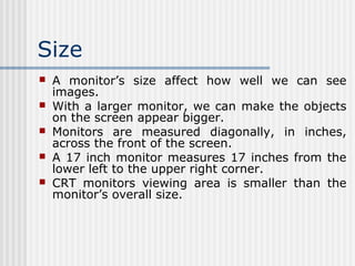 monitors,vga and svga | PPT