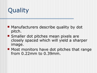 monitors,vga and svga | PPT
