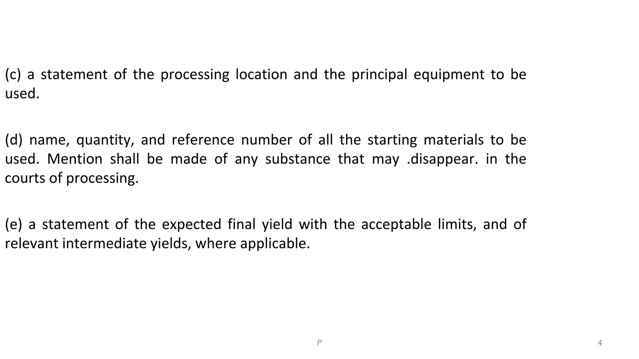 master formula record | PPT