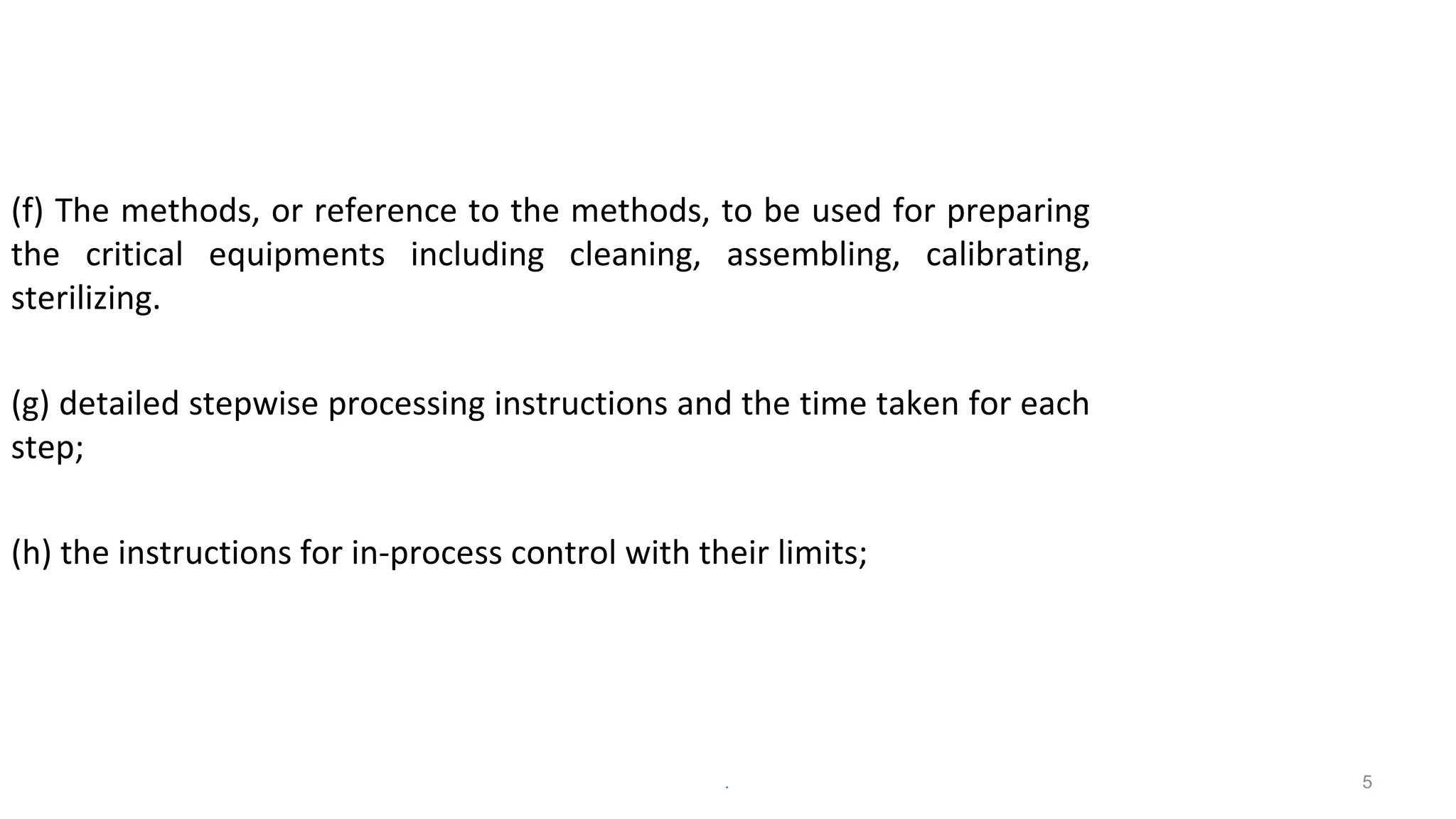 master formula record | PPT