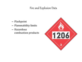 matrial safety data sheet and method of analysis | PPTX
