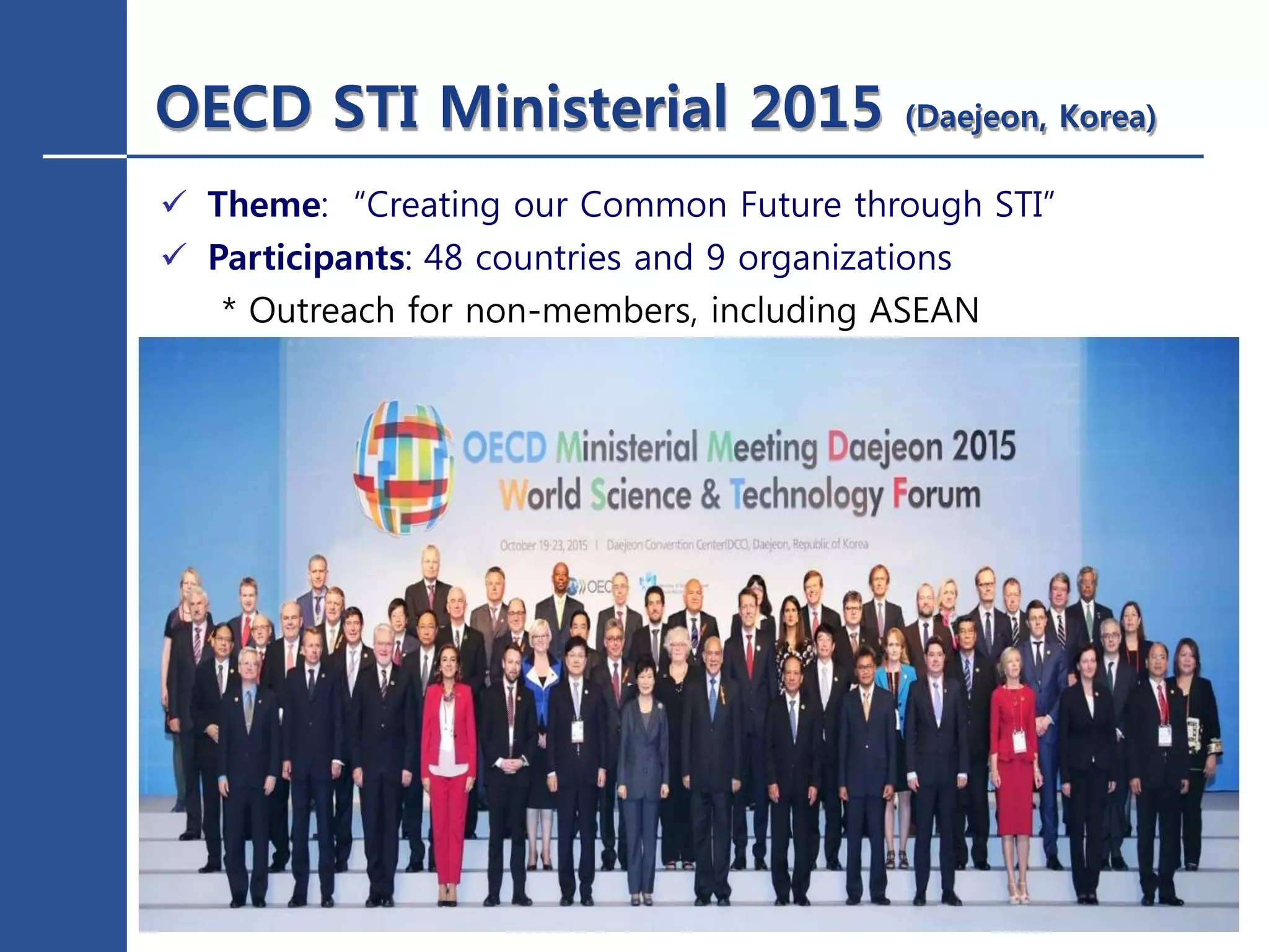 Opening Session - Scene-setting Presentation by Korean Ambassador to the OECD, Mr. Jong-Won Yoon ...