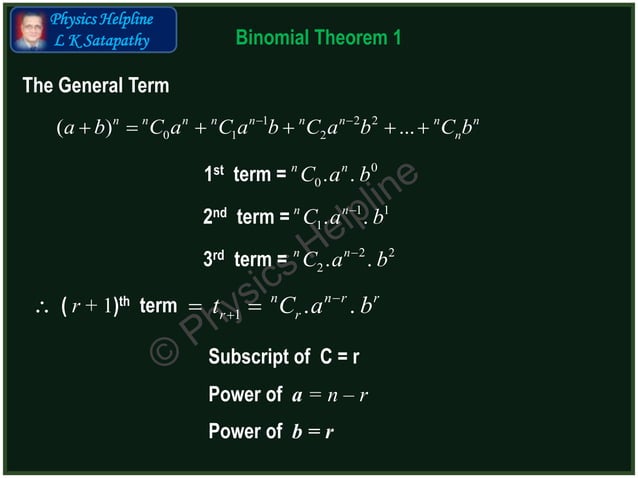 Binomial Theorem 1 | PPTX