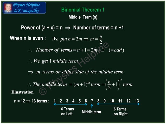 Binomial Theorem 1 | PPTX