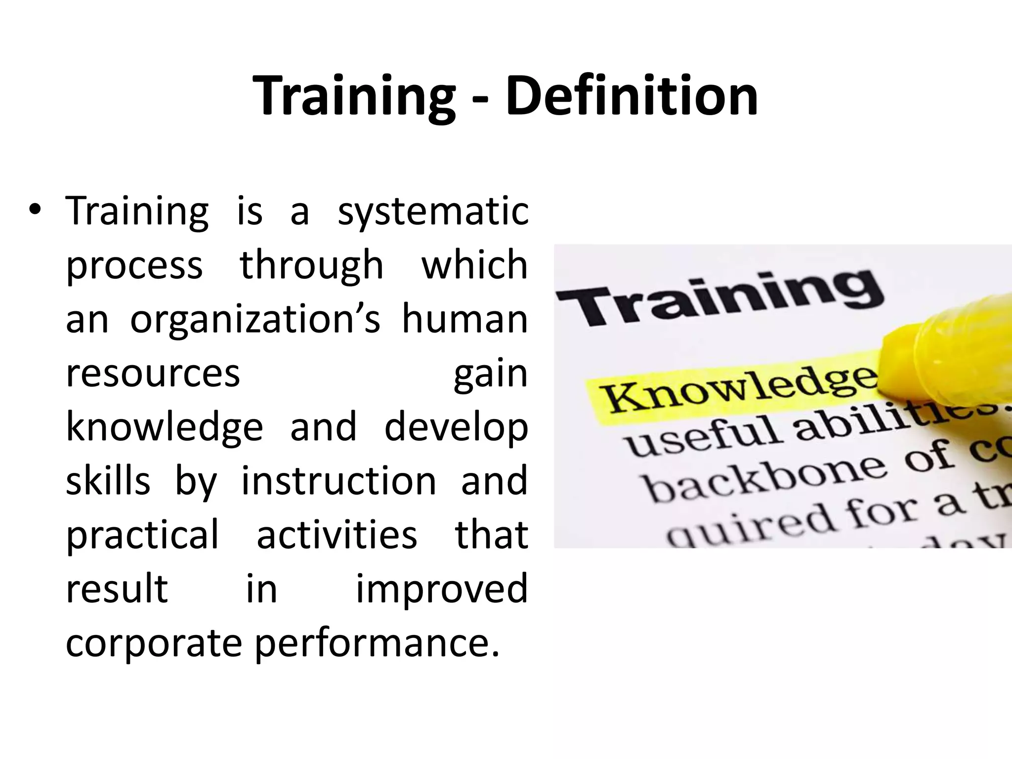Introduction to training - Manu Melwin Joy | PPT