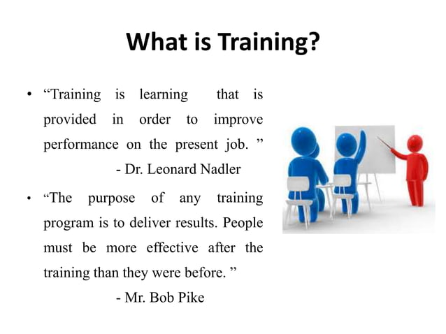 Introduction to training - Manu Melwin Joy | PPT | Free Download