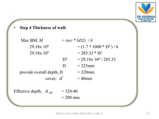 Introduction & under ground water tank problem | PDF
