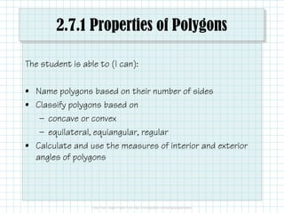 Properties of Polygons | PPT