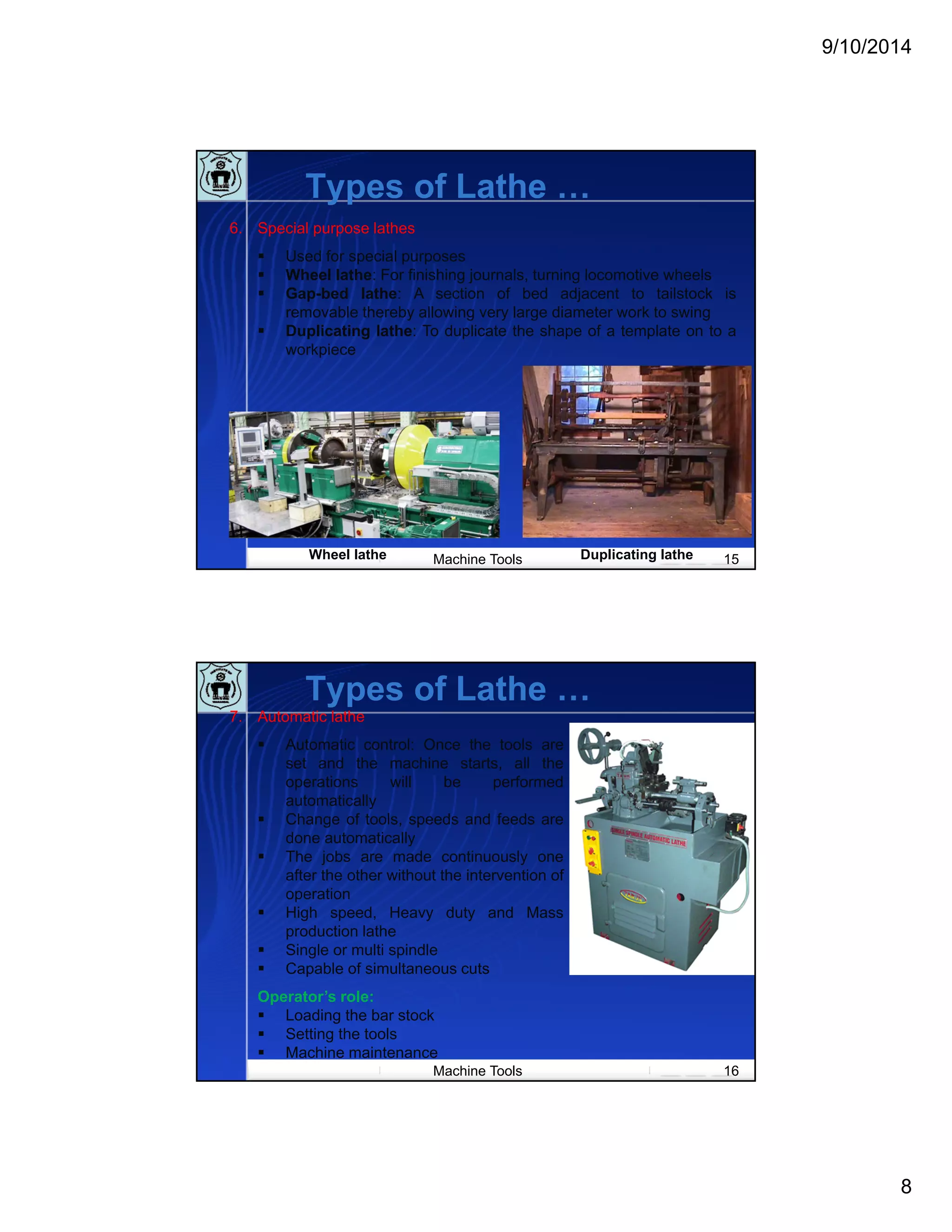 Lathe-Types, Parts, Feed Mechanisms, Specifications,Lathe Accessories and Attachments,Lathe ...