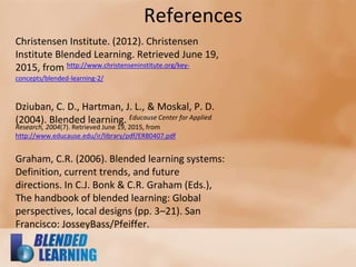 Why Blended Learning | PPT