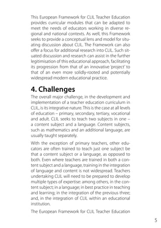 2.clil framework | PDF | Professional School | Postgraduate Education