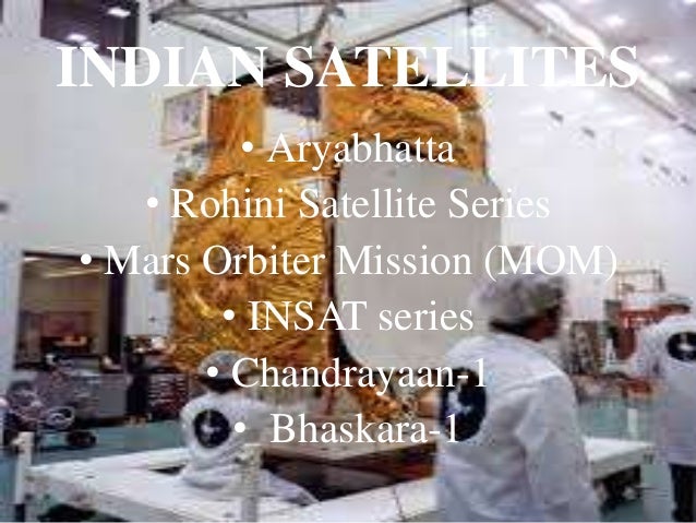 Indian Artificial Satellites With Names