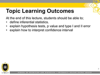 2. Inferential statistics | PDF