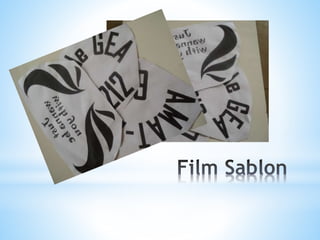 2. mengenal peralatan sablon | PPT