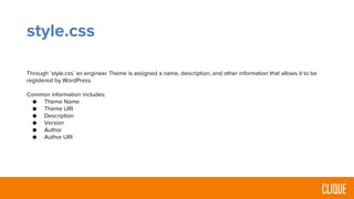 Advanced Intro to Wordpress | PPTX