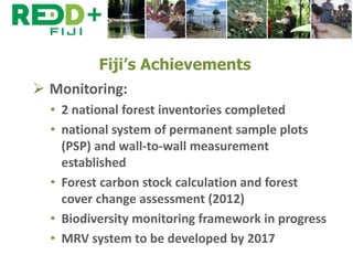 Future challenges in REDD+ for Fiji | PPT