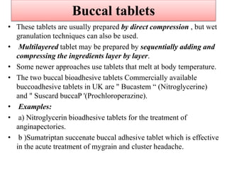 buccal drug delivery system | PPTX