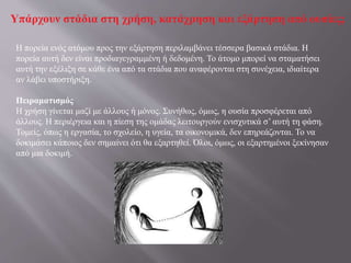 Εξαρτήσεις | PPT