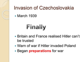 Sec 3N Hist (Elec) Chapter 4.1: Outbreak of War in Europe (Hitler's ...
