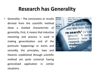 Nature of research - Research Methodology - Manu Melwin Joy | PPTX