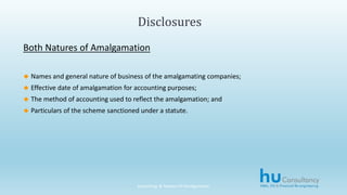 Accounting and Income tax aspects : Merger/Amalgamation | PPT