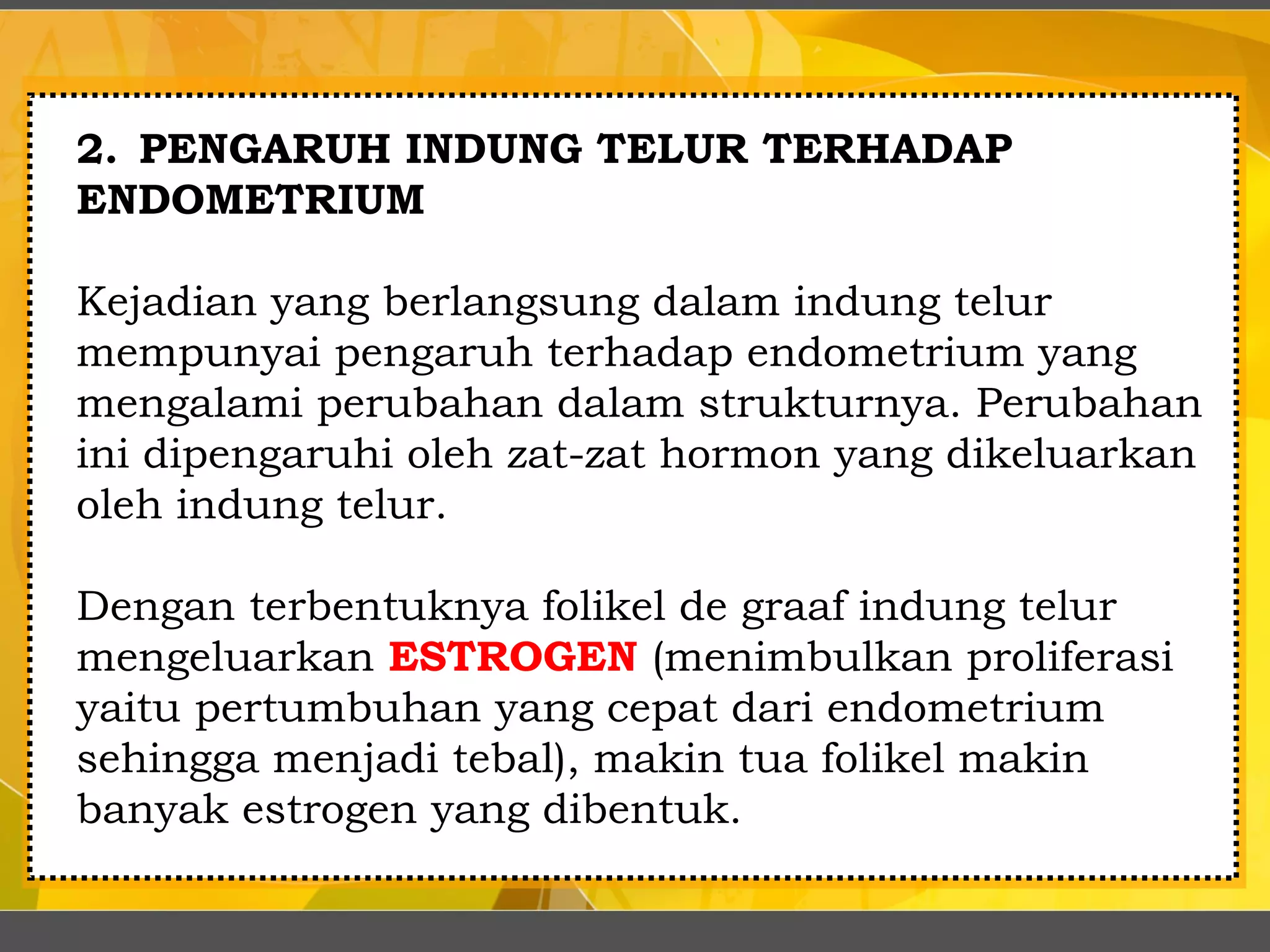2. panggul dan siklus hormonal - | PPT
