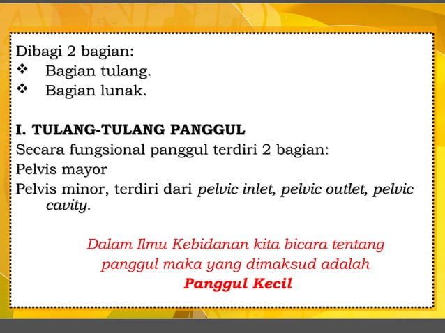 2. panggul dan siklus hormonal - | PPT