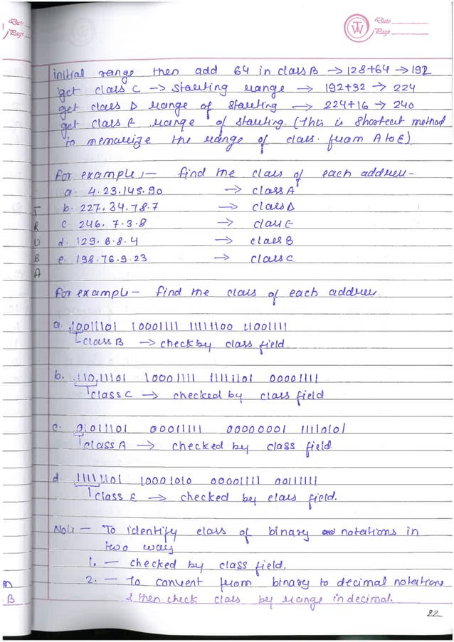 Computer Network notes (handwritten) UNIT 1 | PDF