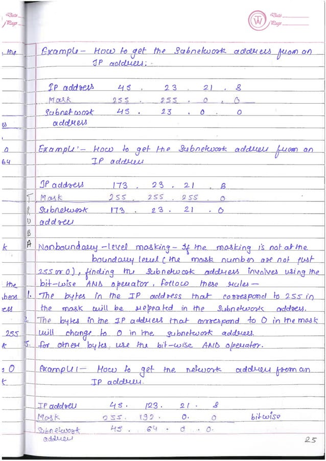 Computer Network notes (handwritten) UNIT 1 | PDF